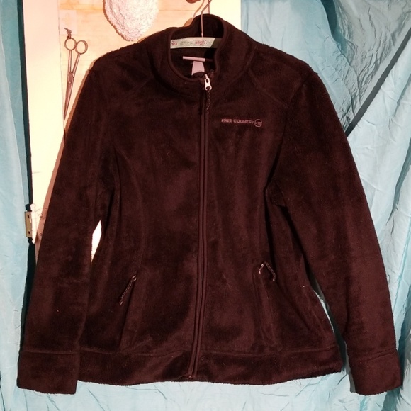 Free Country | Jackets & Coats | Free Country Plush Black Jacket Large ...